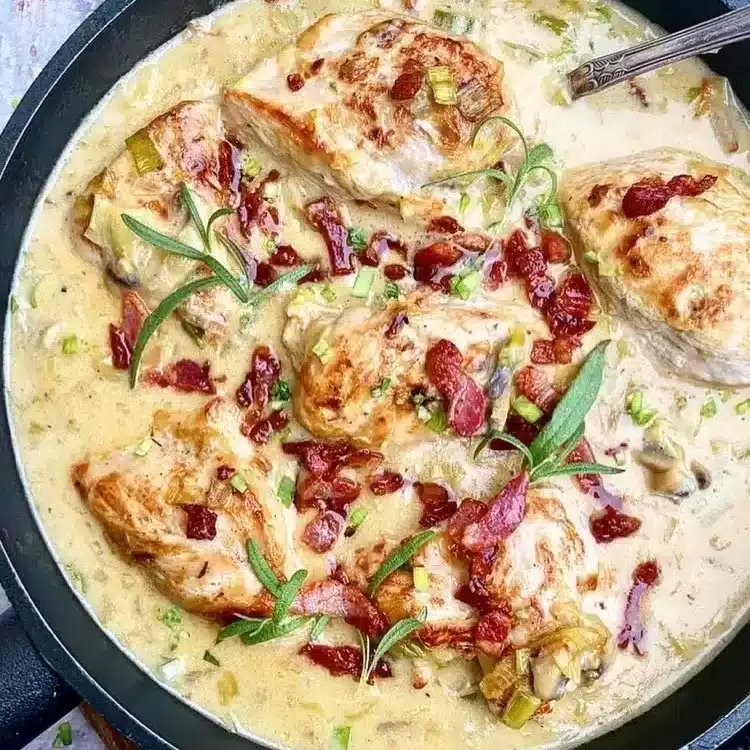 This creamy chicken and bacon dish is a weeknight winner – Rich, hearty ...