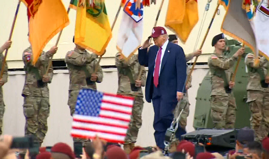 President Trump promises return of confederate Army base names at 250th ...