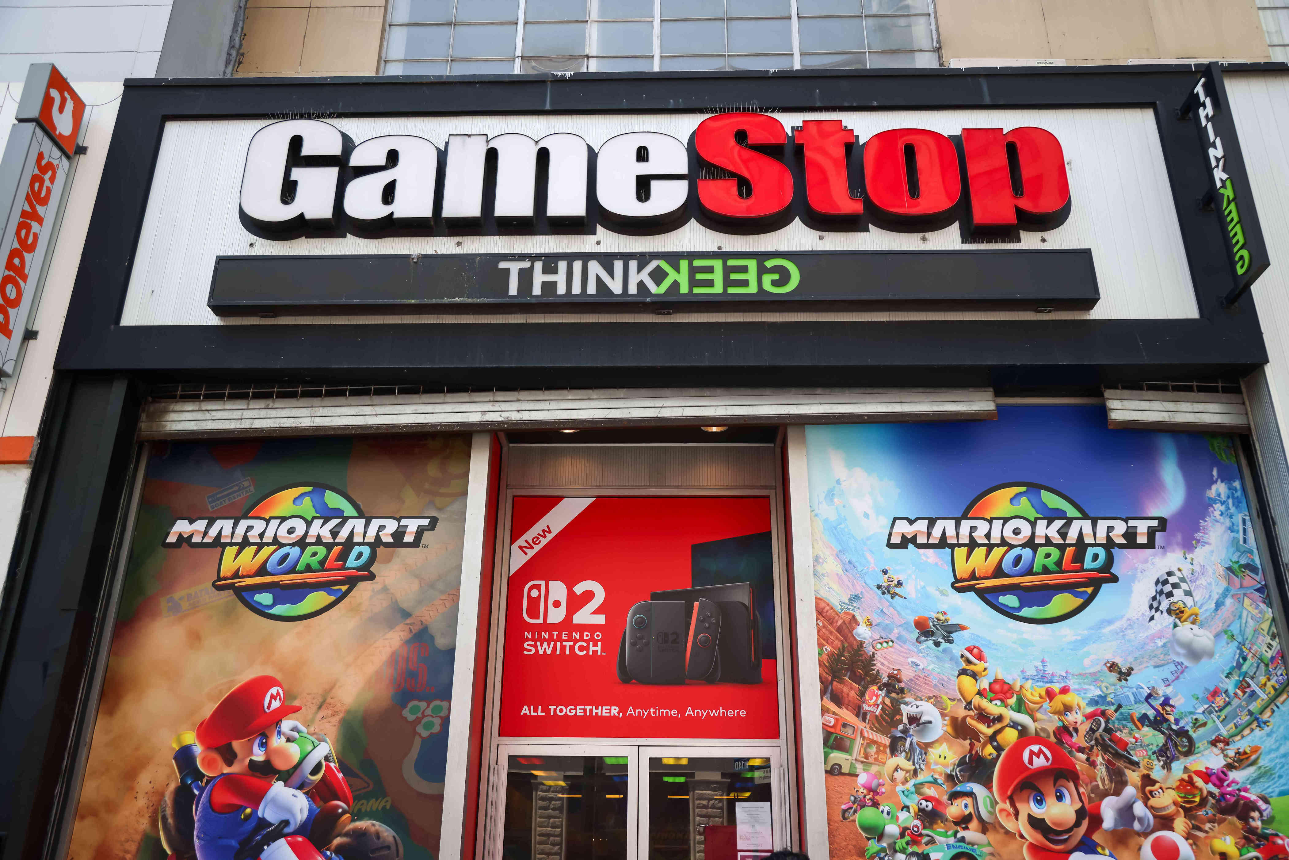 GameStop Stock Slides as Sales Decline