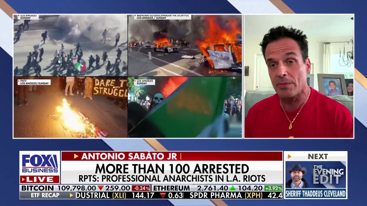 LA riots are a ‘DISGRACE for our flag and everybody in between’ says ...