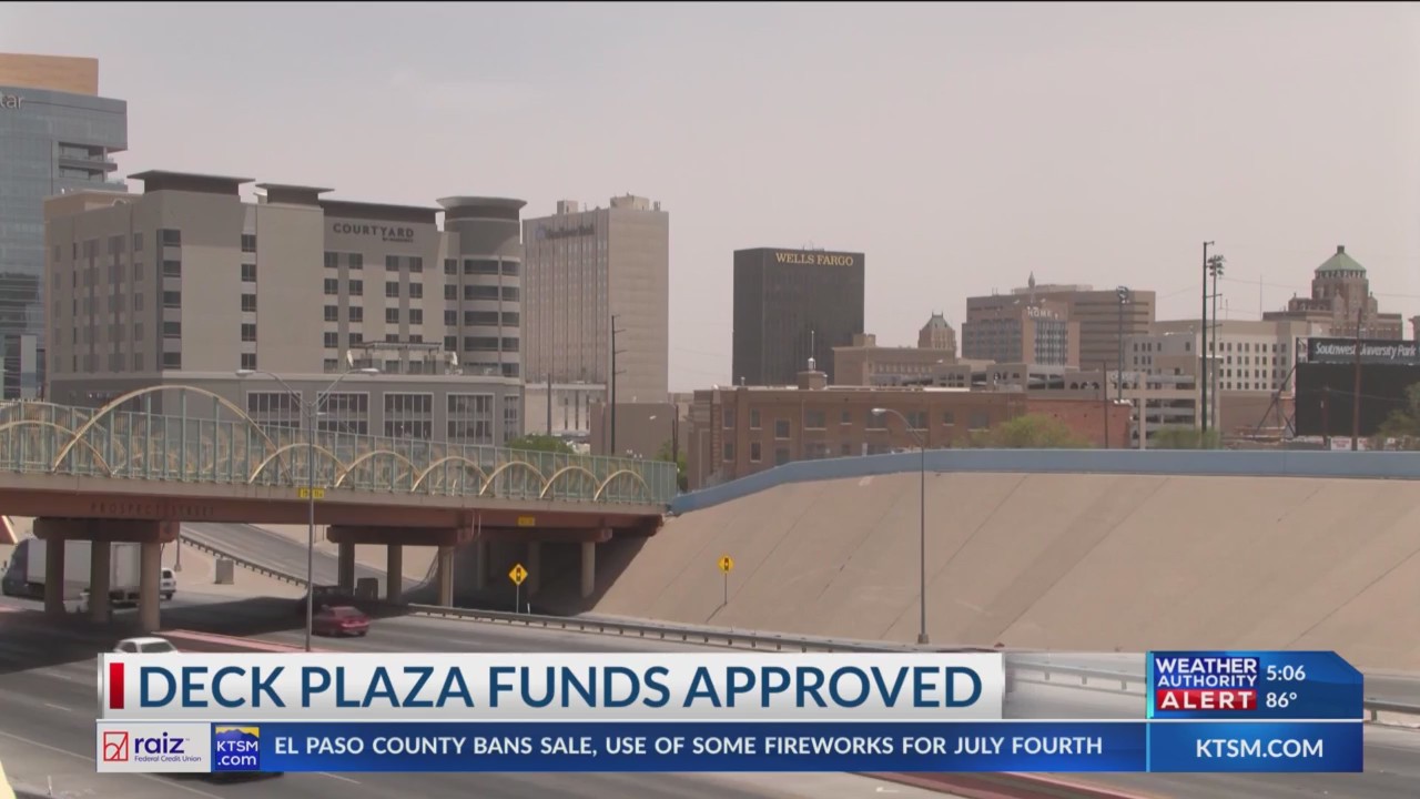 Deck plaza funds approved