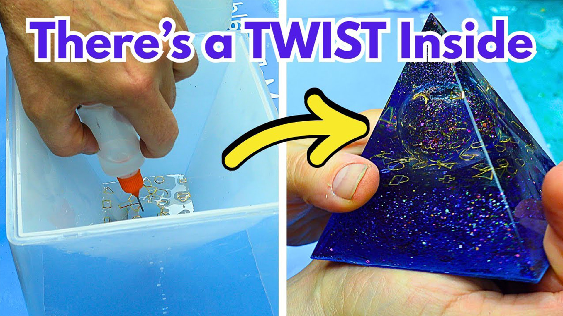 🔺 This Resin Pyramid Has a Secret Inside | Stunning Reveal & Game ...
