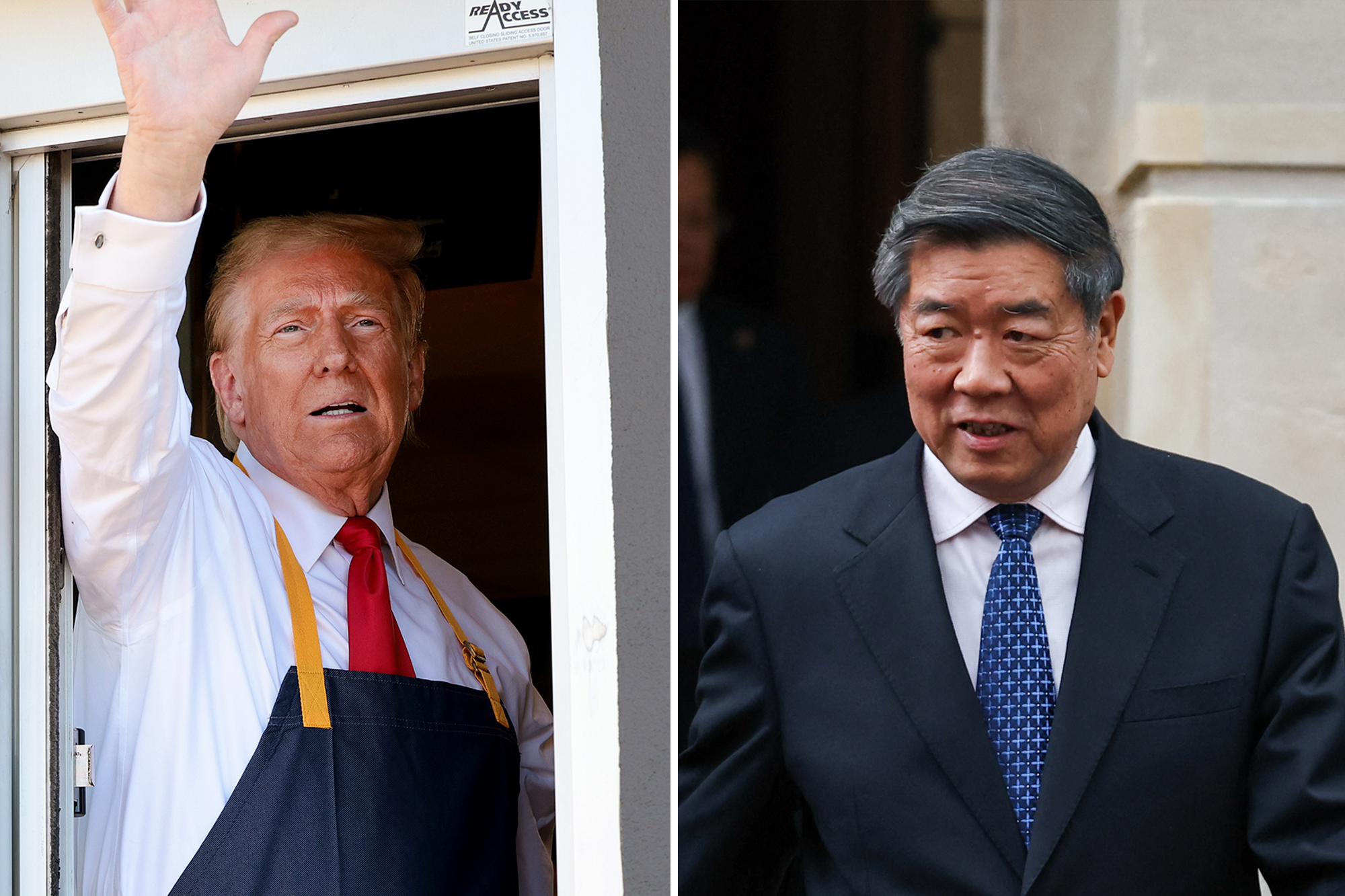 Chinese surrender! Beijing bigwigs chowed on US fast food at London ...