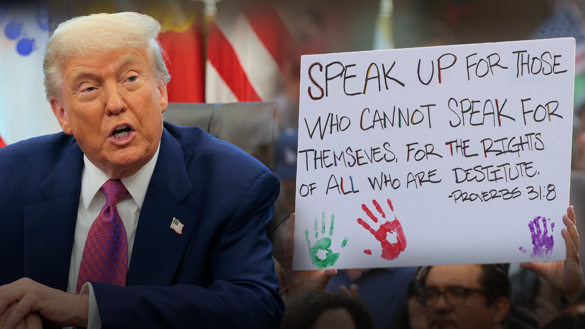 'This doesn't look like order': The political optics of the protests ...