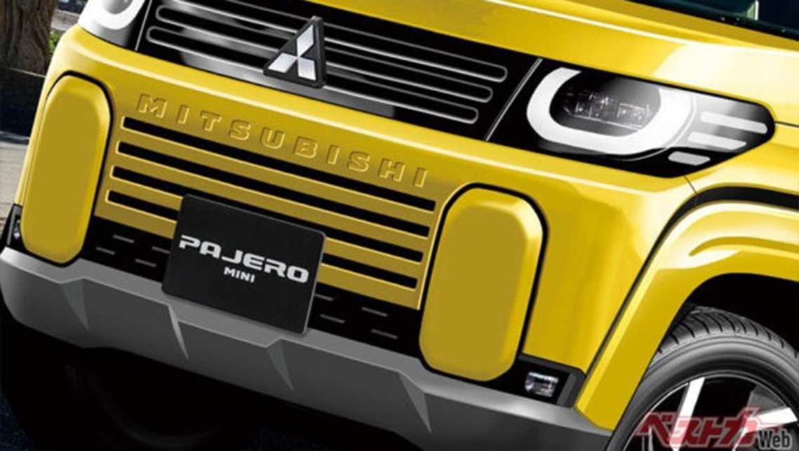 Mini Mitsubishi Pajero takes shape