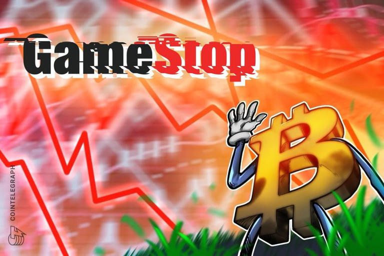 Bitcoin-buying GameStop drops as Q1 revenues miss estimates