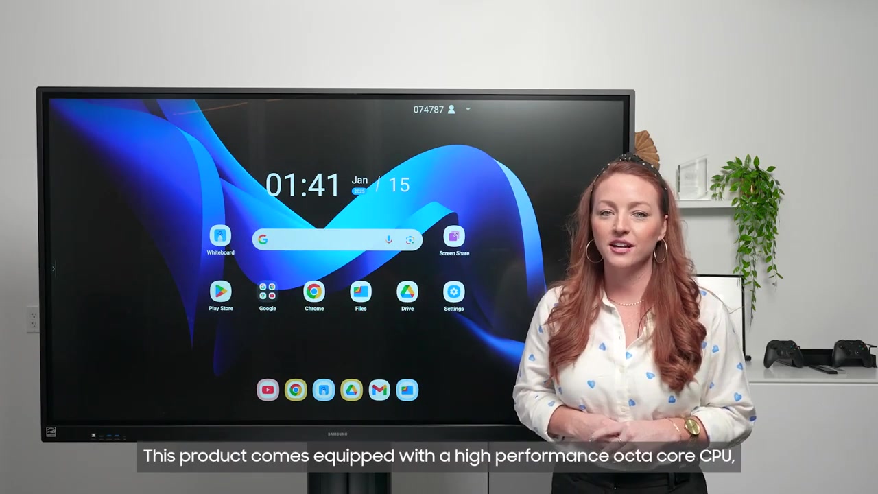 How to use the Samsung Interactive Display WAF
