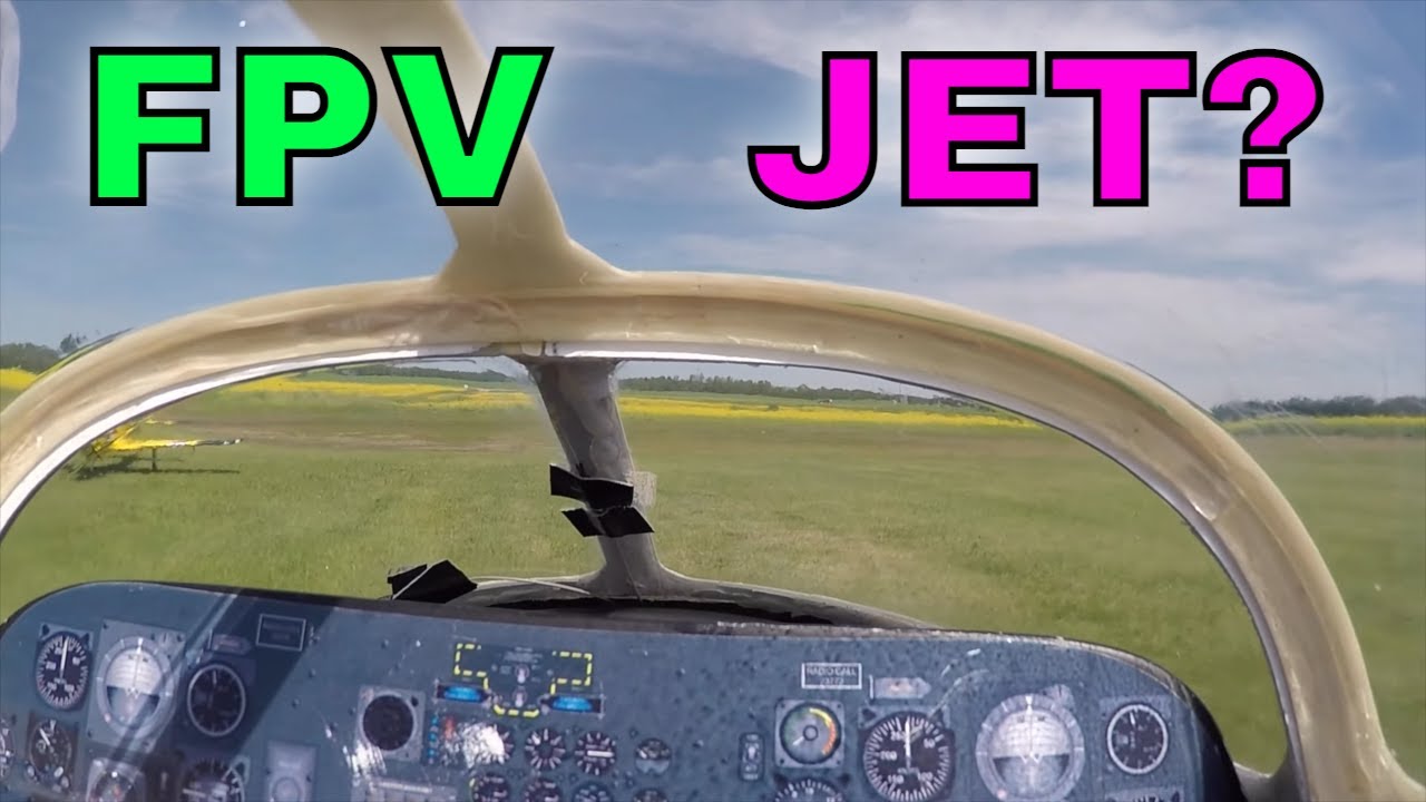 FPV Turbine Jet with FPV View - In Flight!