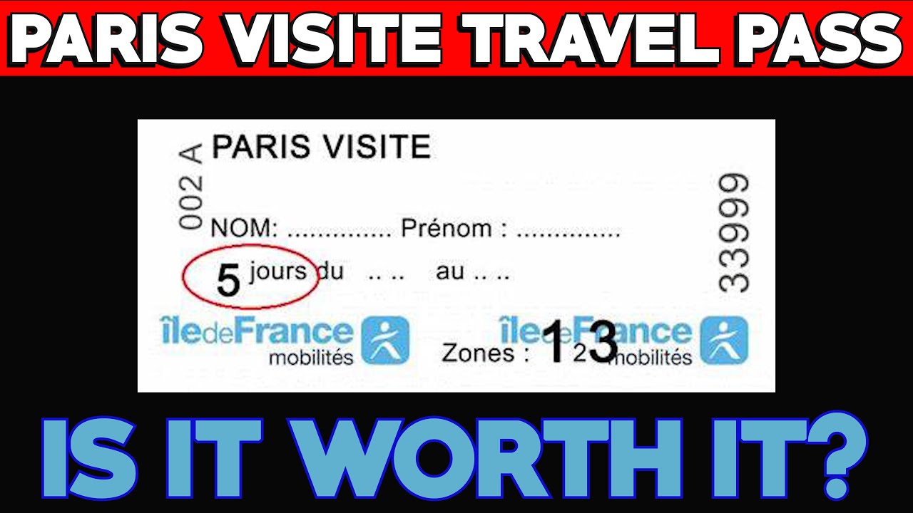 Paris Visite Travel Pass; Is it worth the money?