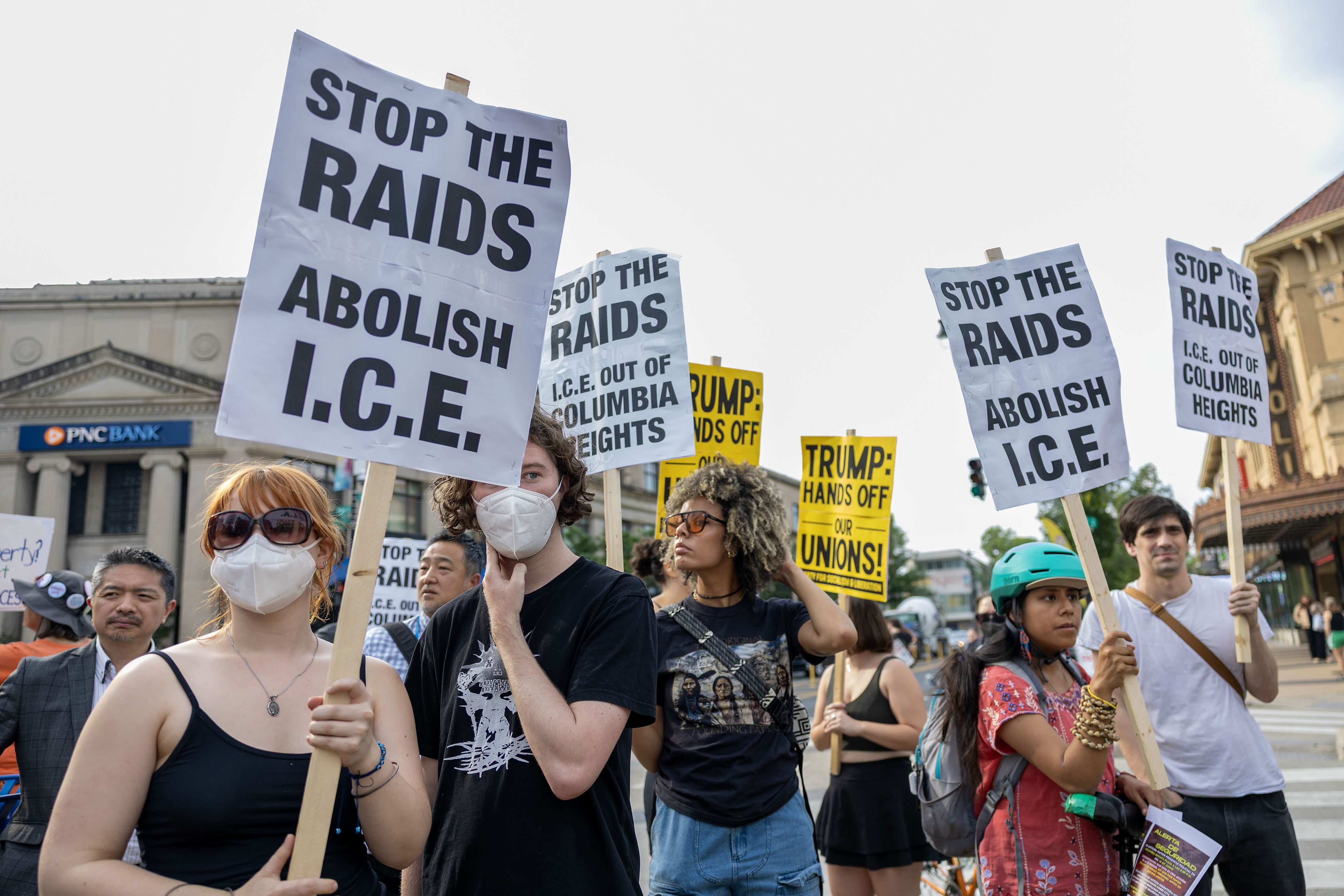 Marines in LA as ICE protests spread to more U.S. cities: In photos