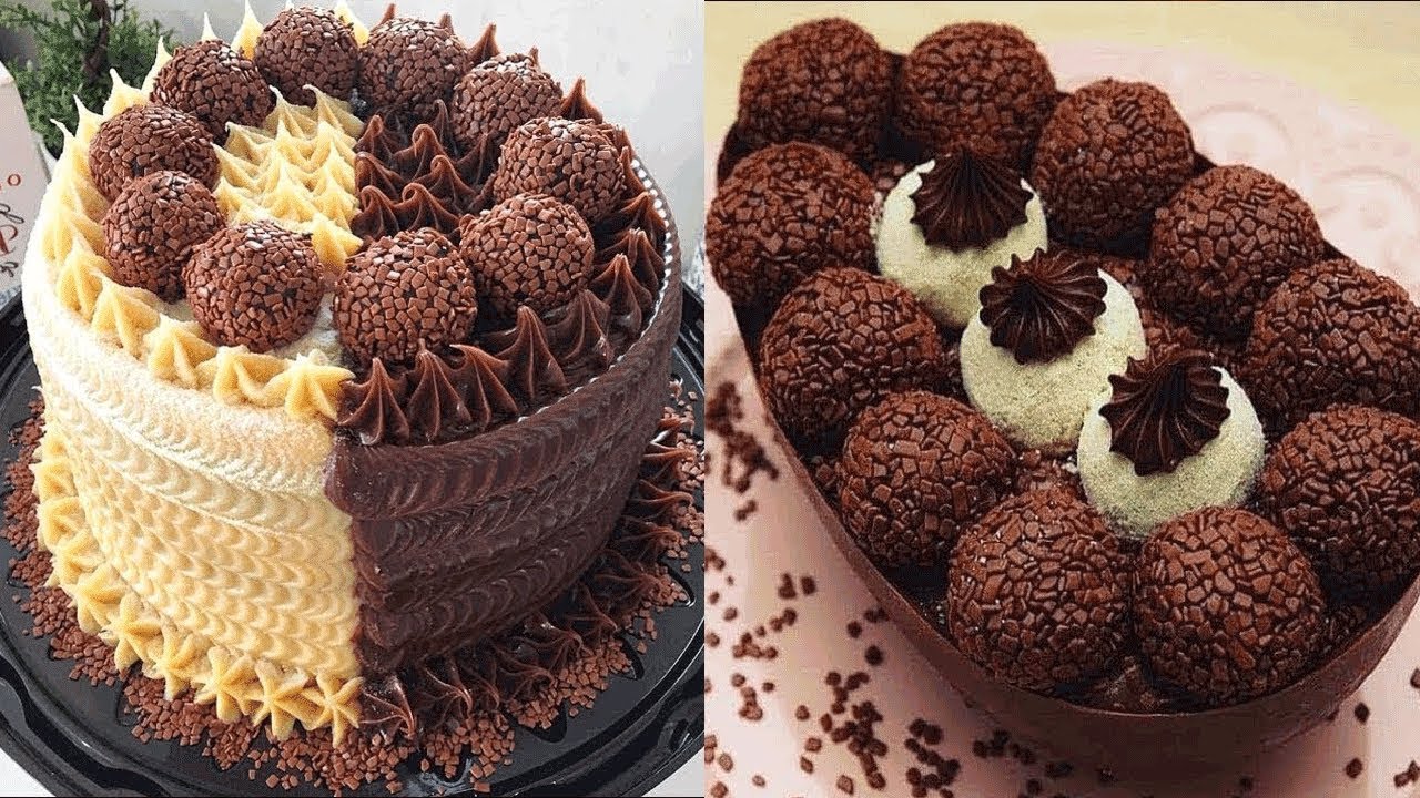 Brigadeiro Cake & Chocolate Bowl Dessert 🍫 | Satisfying Cake Video ...