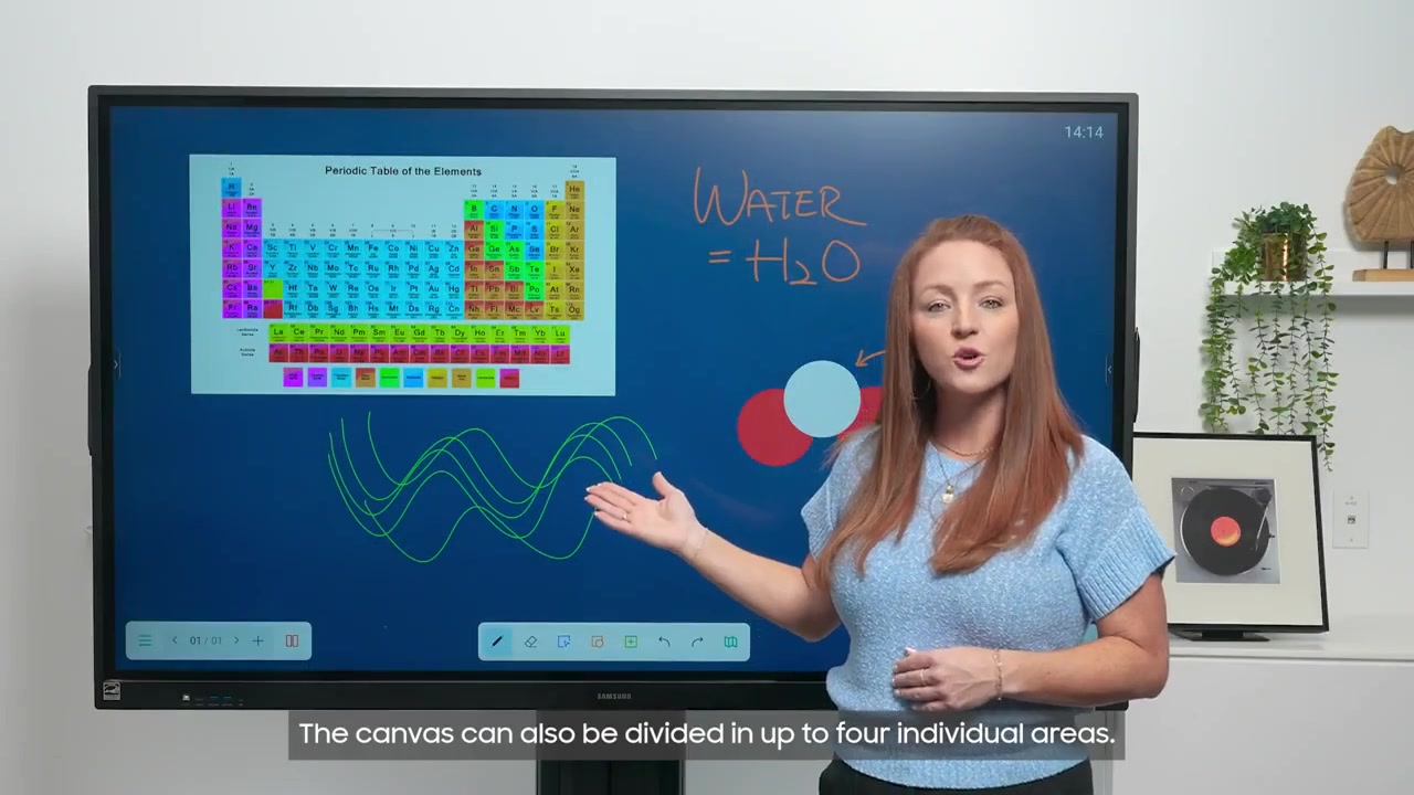 How to use Sidebar Tool on the Samsung Interactive Display WAF