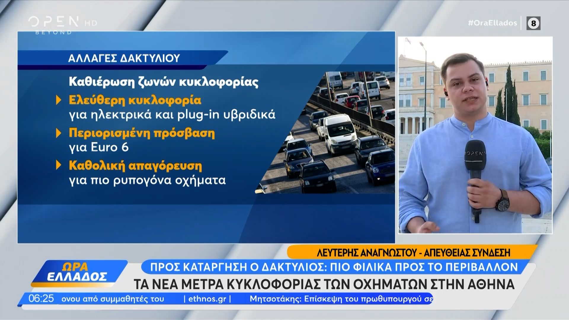 Προς κατάργηση ο δακτύλιος της Αθήνας