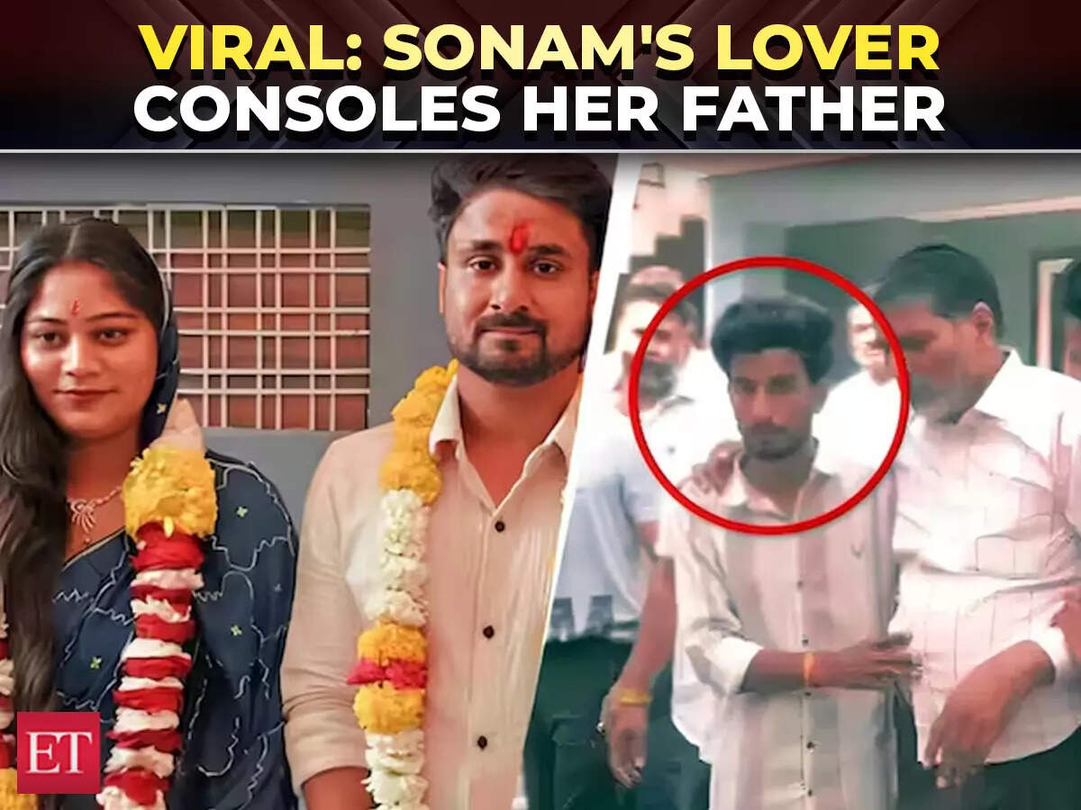 Viral video: Sonam’s lover Raj Kushwaha seen consoling her father at ...
