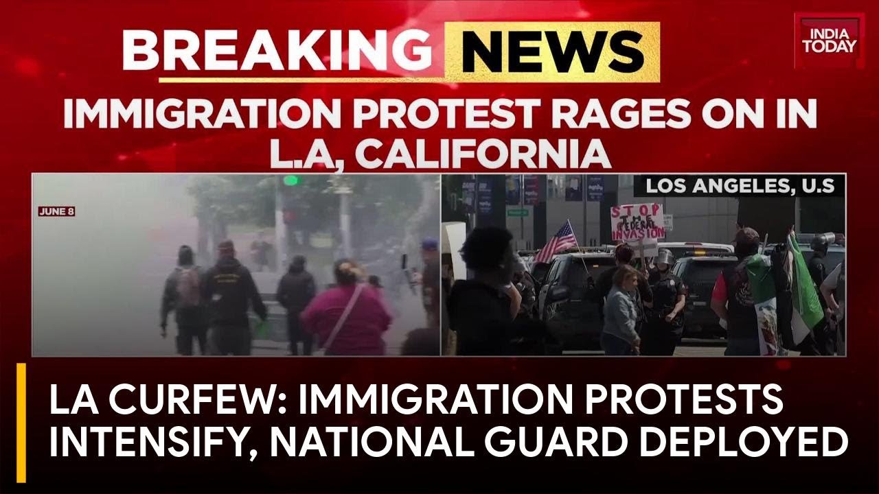 LA Mayor Announces Curfew as Immigration Protests Rage On, Trump ...