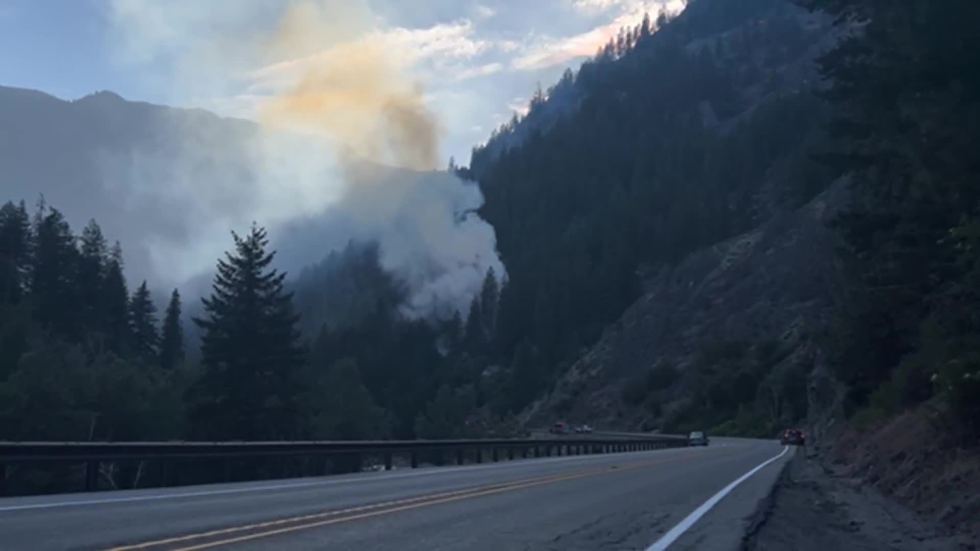 Forest fire breaks out near Leavenworth