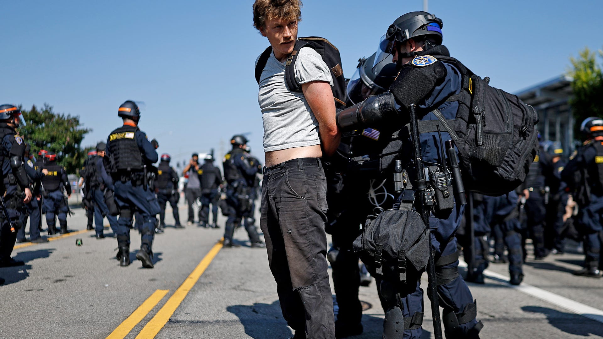 'This is basic human rights': Protesters and police clash for fifth day ...