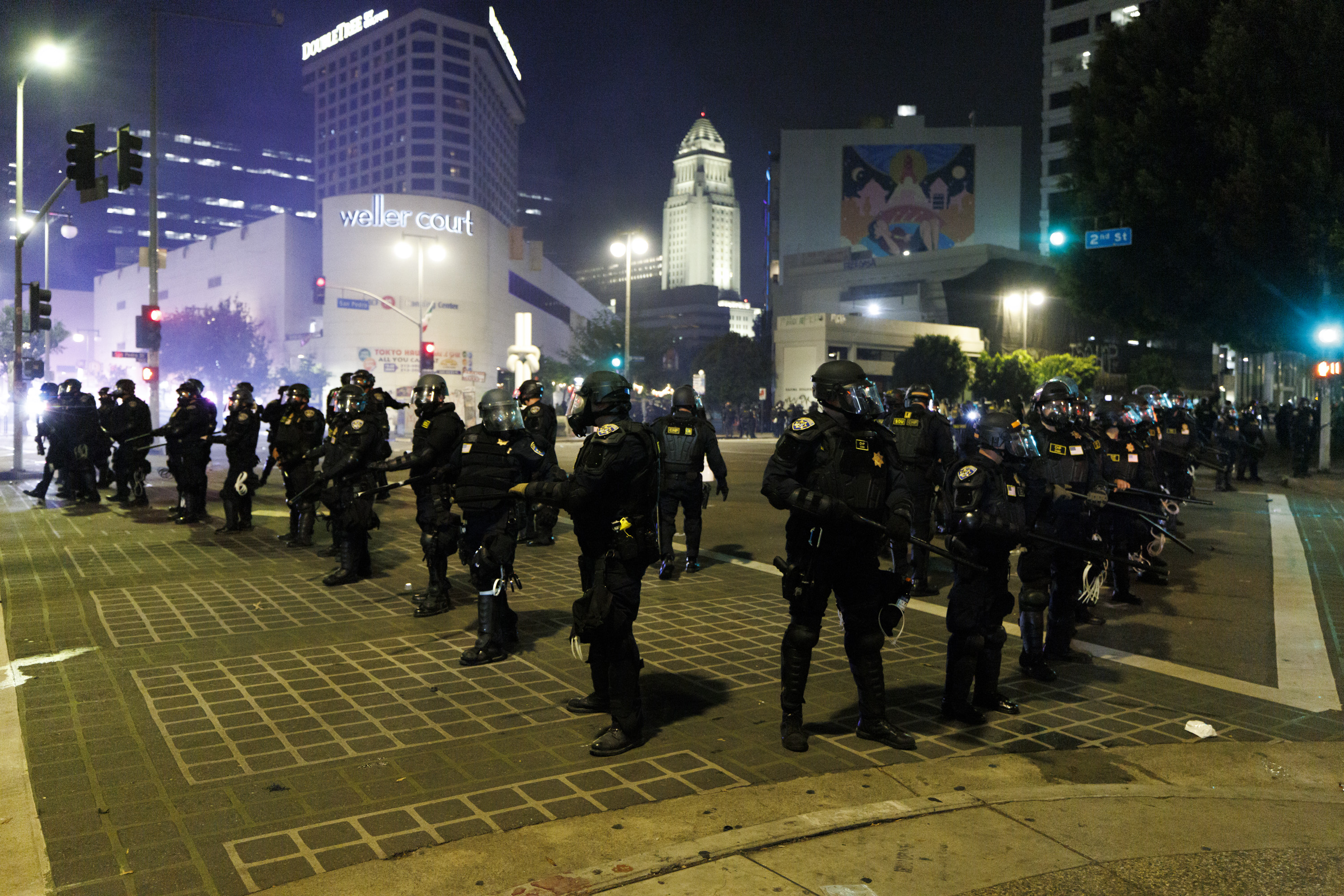 LAPD bans officers from using one type of less lethal weapon at protests