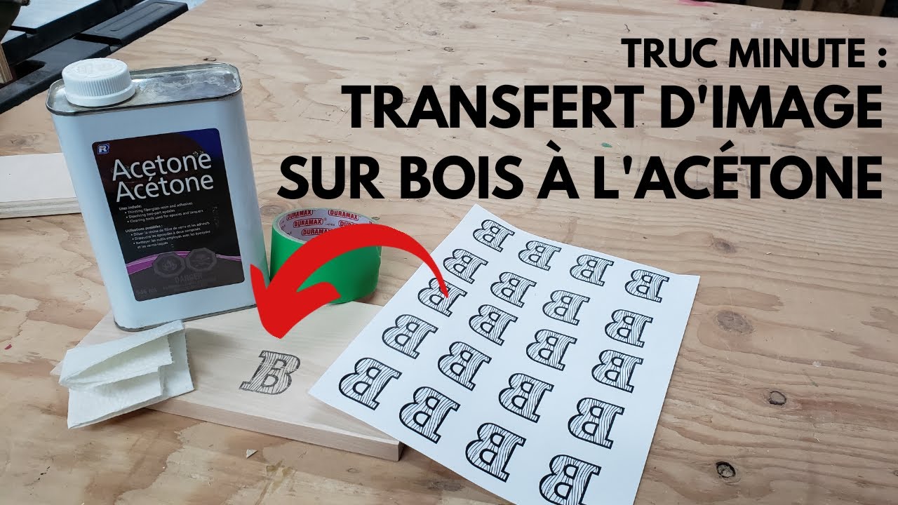 Quick Tip: Image Transfer on Wood with Acetone!