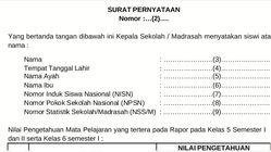 Format Lembar Biodata Buku Rapor Siswa Doc PDF untuk Daftar PPDB 2025, Simak Penjelasan Apa Itu ...