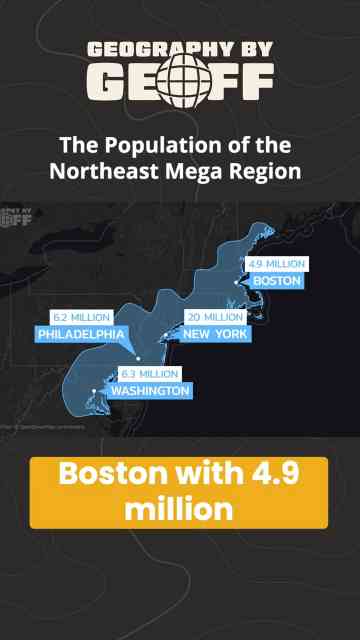 Why The Northeast Megaregion Continues To Dominate The United States ...
