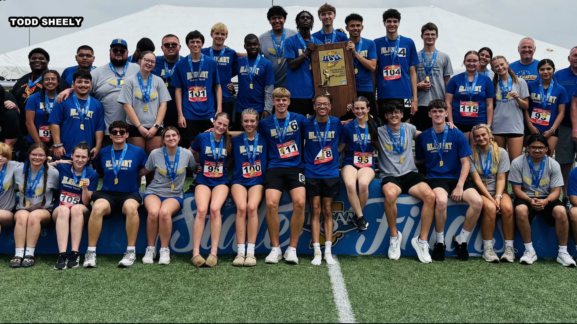 Elkhart Unified track and field team celebrates second consecutive ...