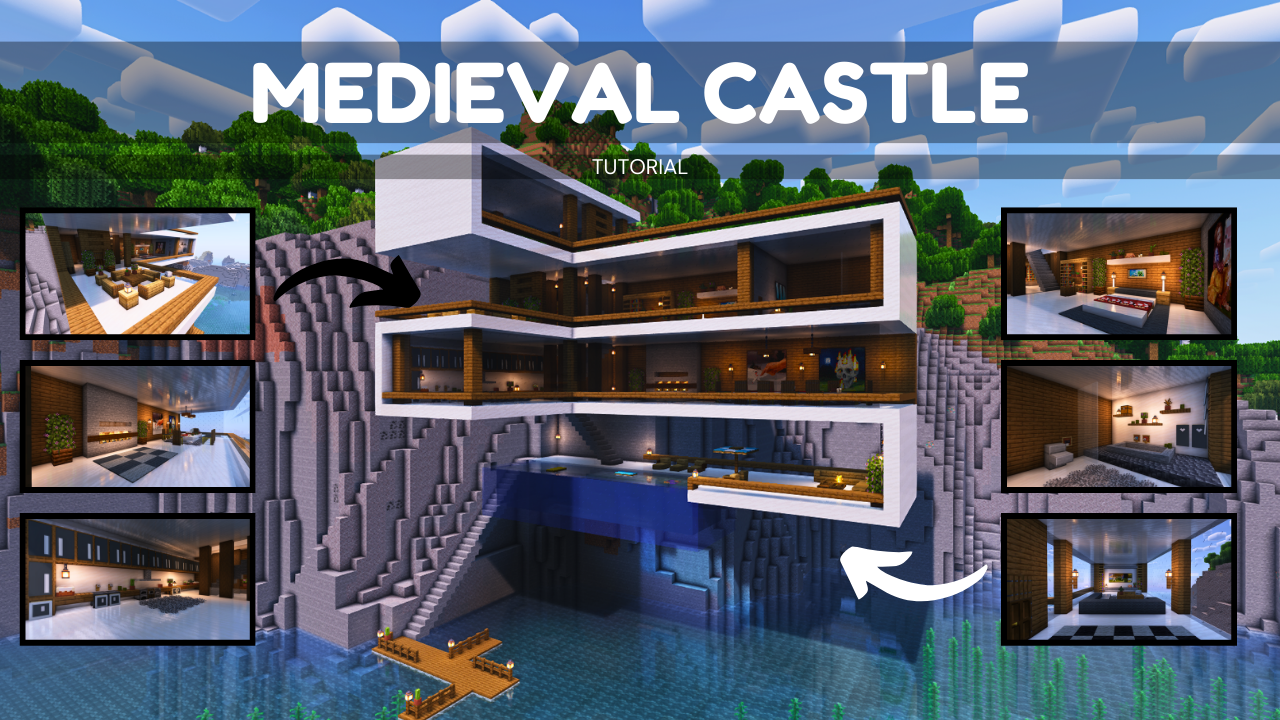 Middeleeuws Kasteel Bouwen in Minecraft 🏰 | Snelle Bouwtutorial