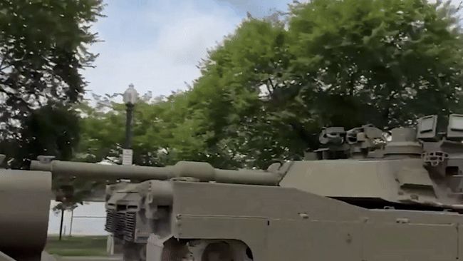 Tanks Lined Up, Fence Erected in DC Ahead of Army's 250th Birthday Parade