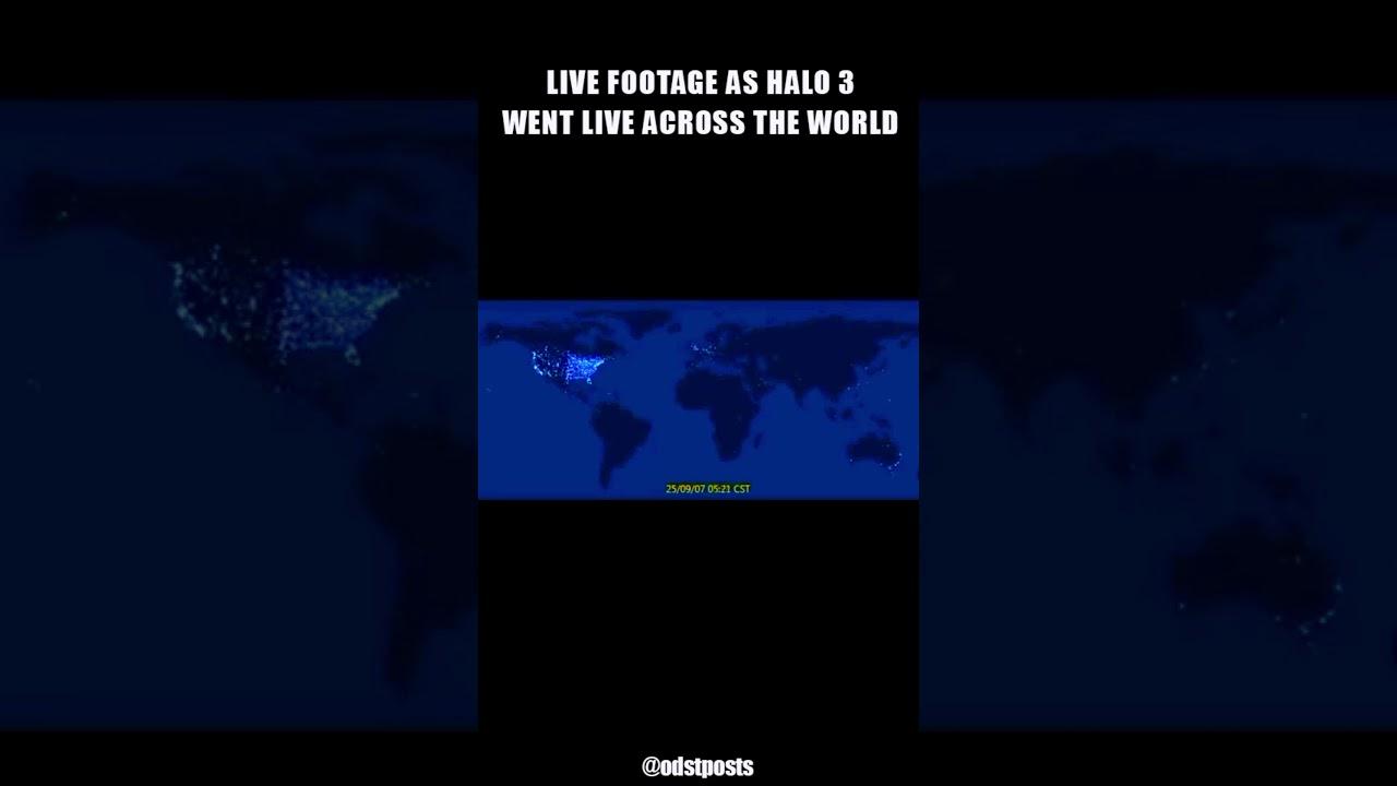 Live Footage Of Halo 3 Going Live In 2007