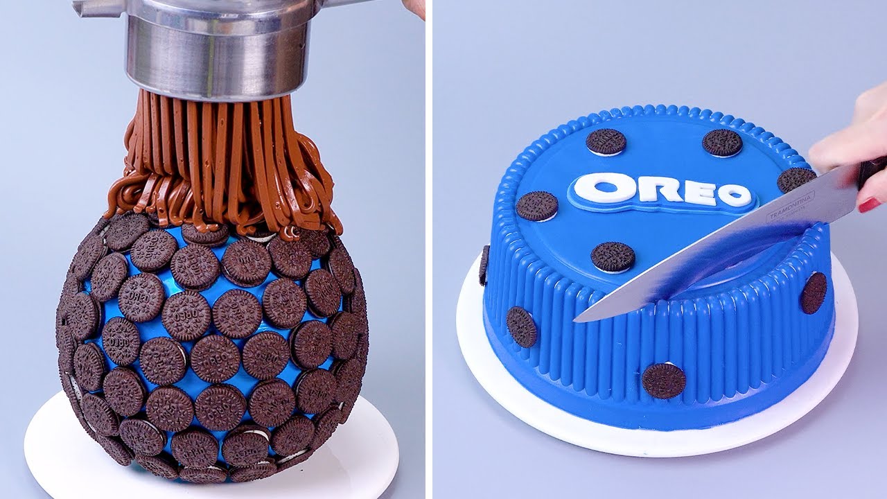 Oreo Bol Cake & Reuze Oreo | Satisfying Cake Tutorial! 🍫🍪