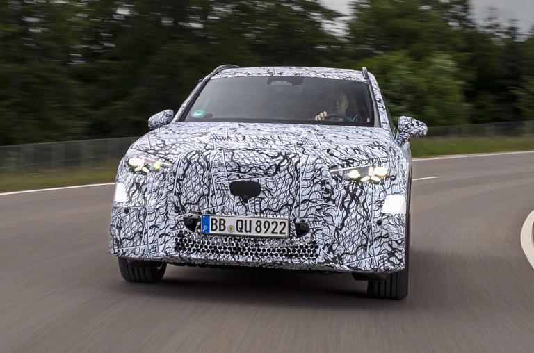 Official pics: Electric Mercedes GLC ramps up for September debut