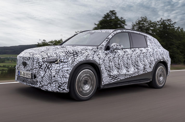 Official pics: Electric Mercedes GLC ramps up for September debut