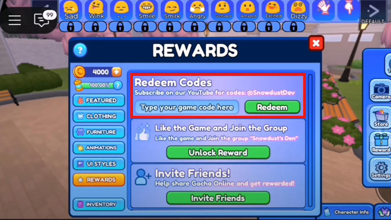 All active Gacha Online RP codes (January 2026)