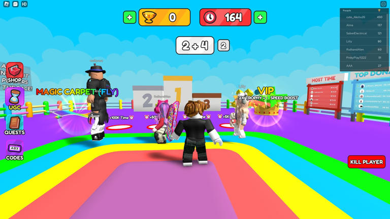 UGC Math Race Codes (August 2025)