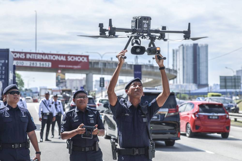 Police use drones to target non-compliant motorcyclists on Federal Highway