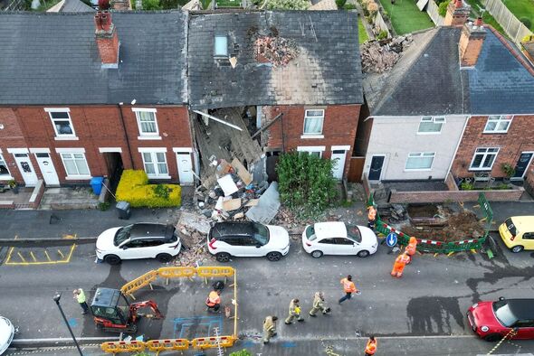 Derby 'gas explosion': Blast completely destroys home as man rushed to ...