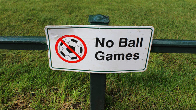 Call for 'No Ball Games' signs to be scrapped as play being 'squeezed ...