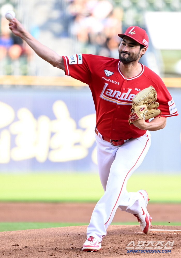 [포토] SSG 선발투수 화이트의 역투