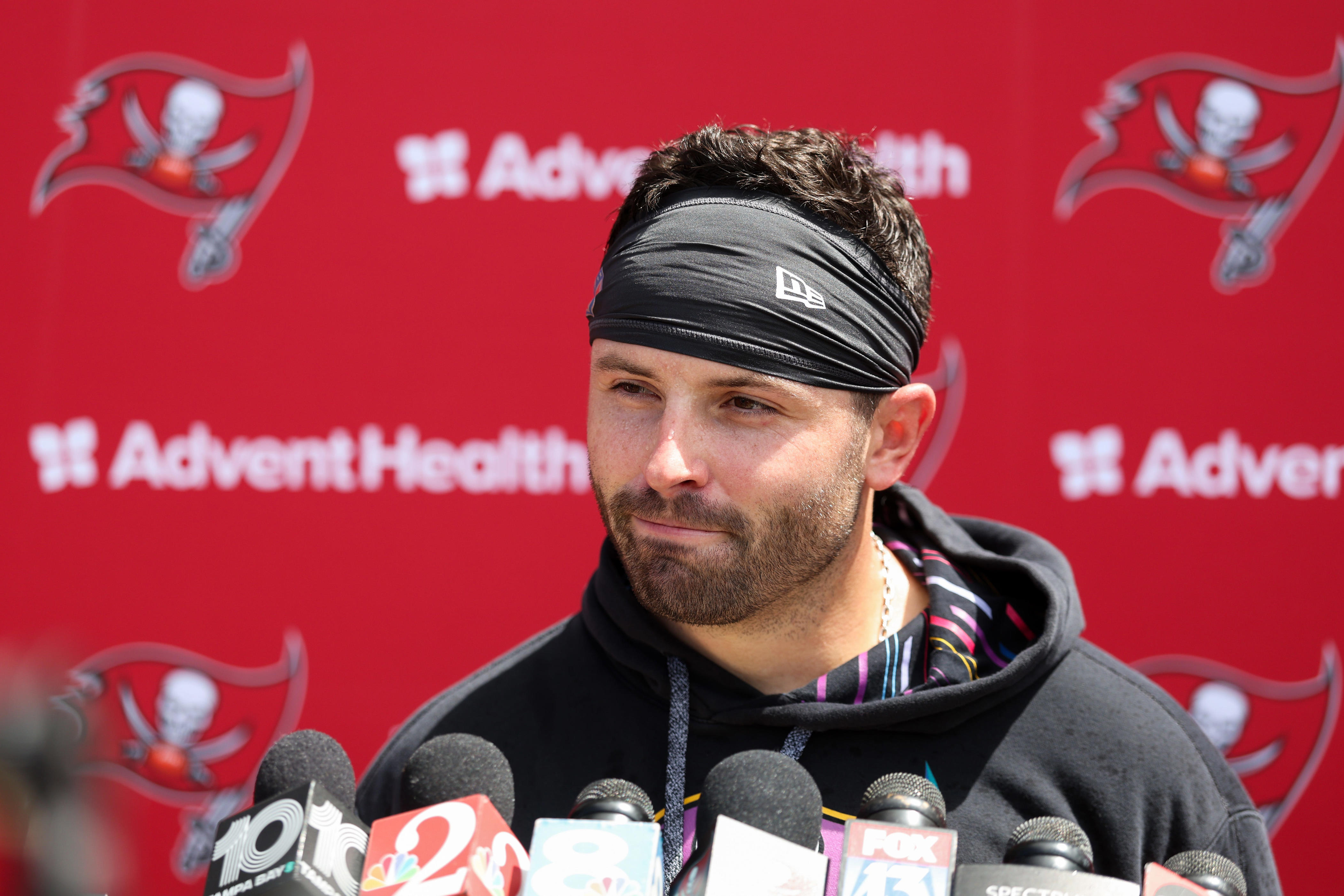 Buccaneers' Baker Mayfield (hand) will miss practice, considered day-to-day