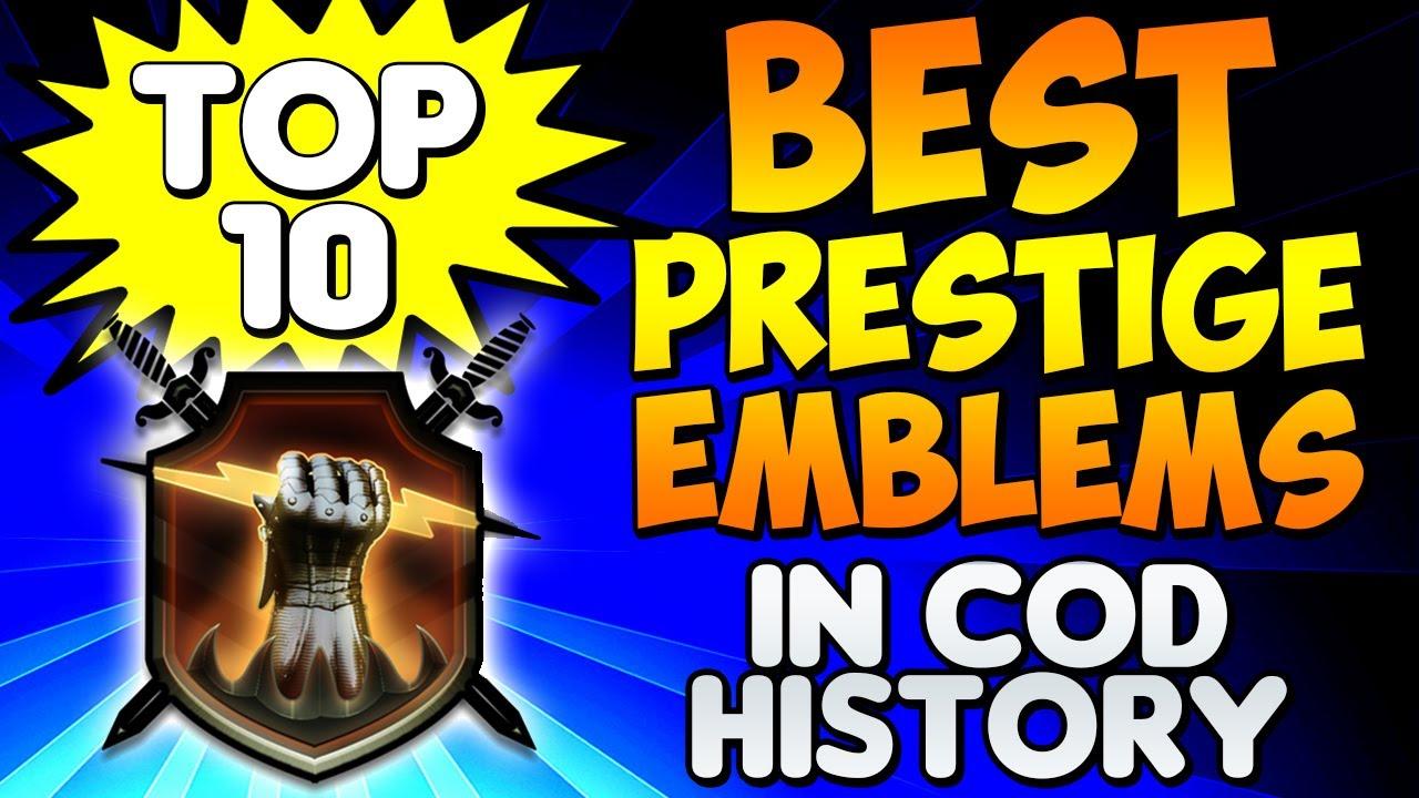 "best Prestige Emblems" In Cod History (top Ten - Top 10) Call Of Duty ...