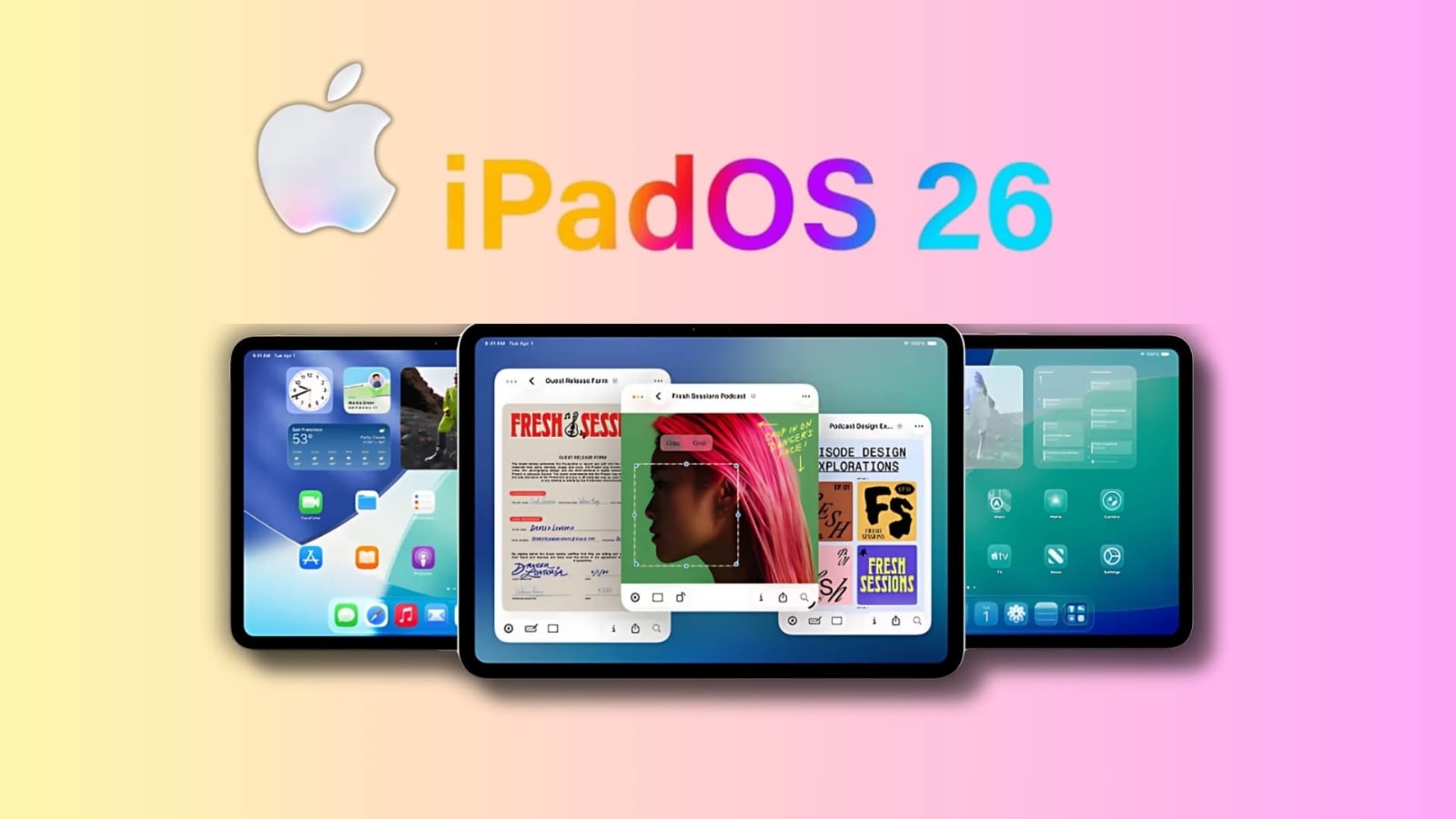 Apple dévoile iPadOS 26 : des fenêtres redimensionnables, un design ...