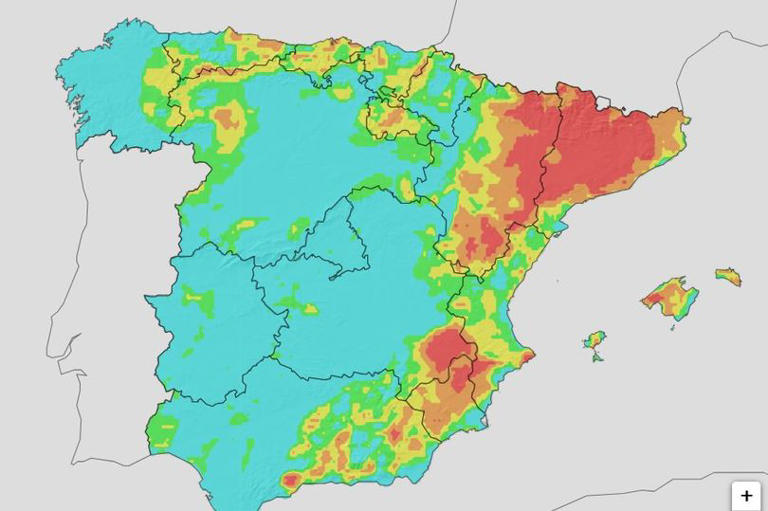 UK tourists in Spain warned of ‘large hail’, extreme heat, storms and ...