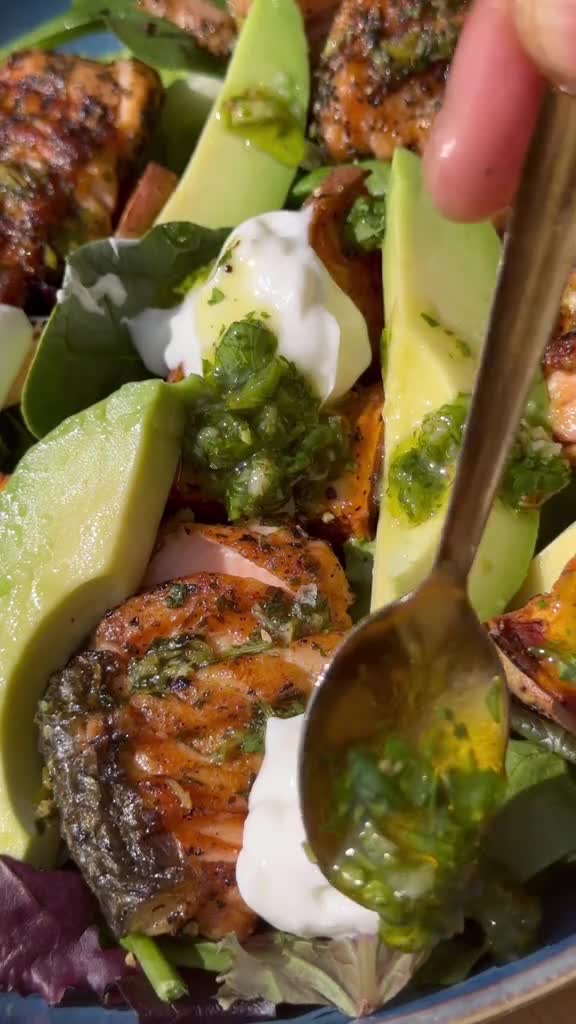 Grilled Chermoula Salmon Salad A Flavor Explosion!