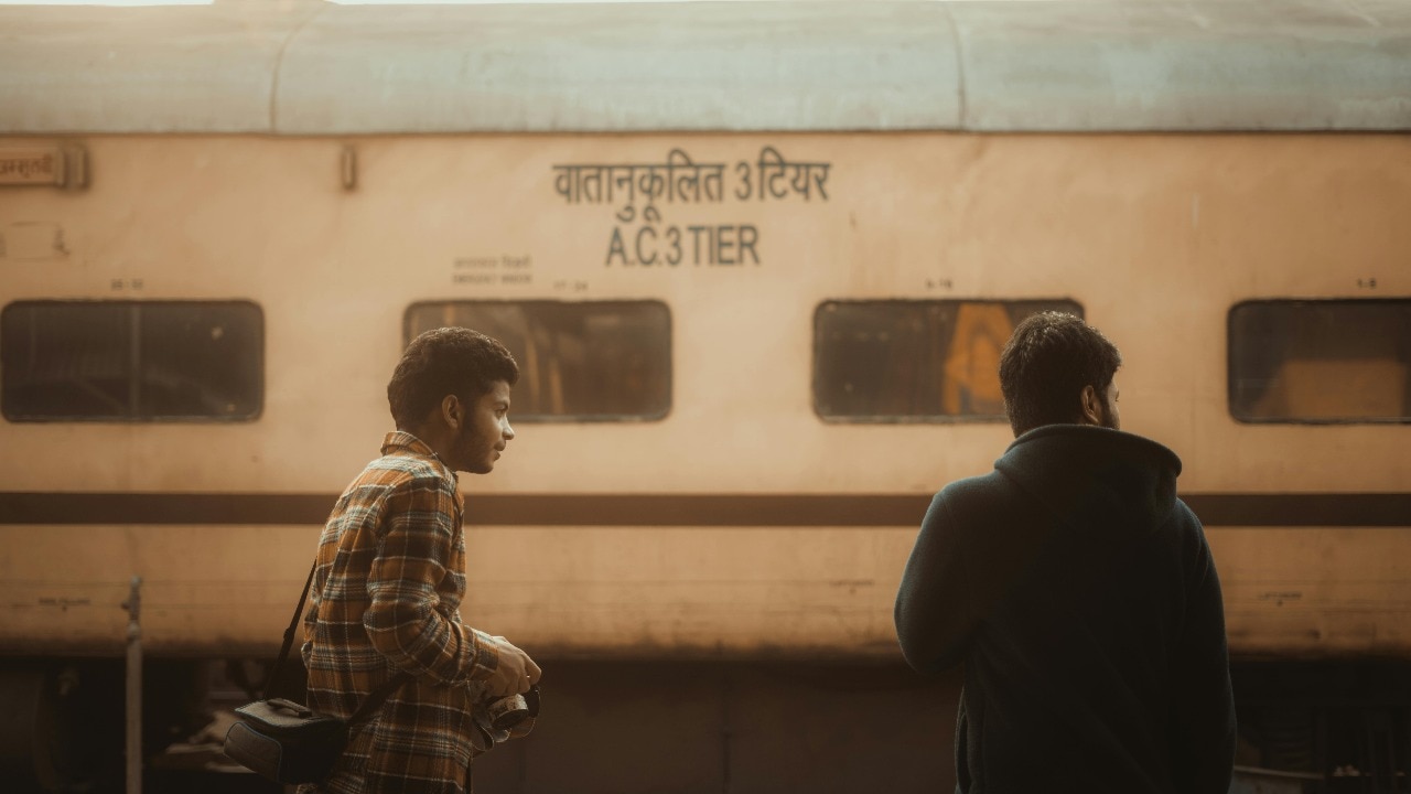 Station master helps man board train after ticket checker asks for a ...