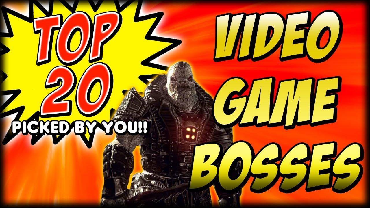 Top 20 "video Game Bosses" Of All Time (top Twenty) Madden Nfl 25 "xbox ...