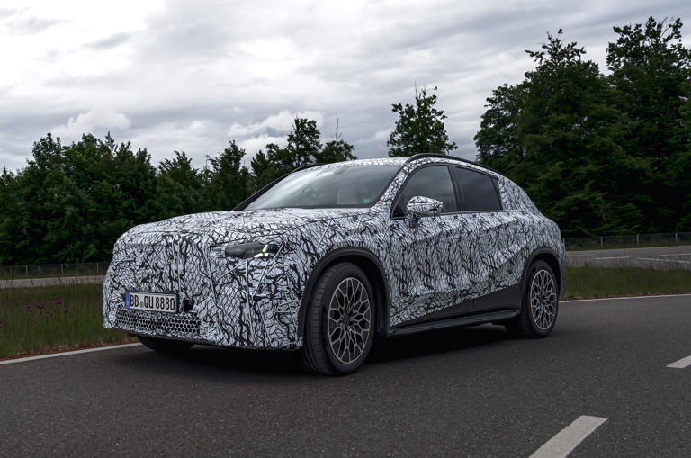 Official pics: Electric Mercedes GLC ramps up for September debut