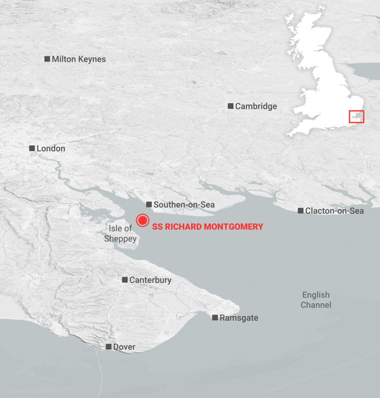 WWII 'Doomsday Wreck' on Thames Risks Collapse