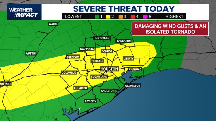 Weather Impact: Heavy rain and storms expected Thursday morning