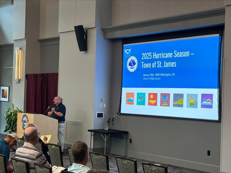 PHOTOS: WECT’s Chief Meteorologist Gannon Medwick joins officials at St ...