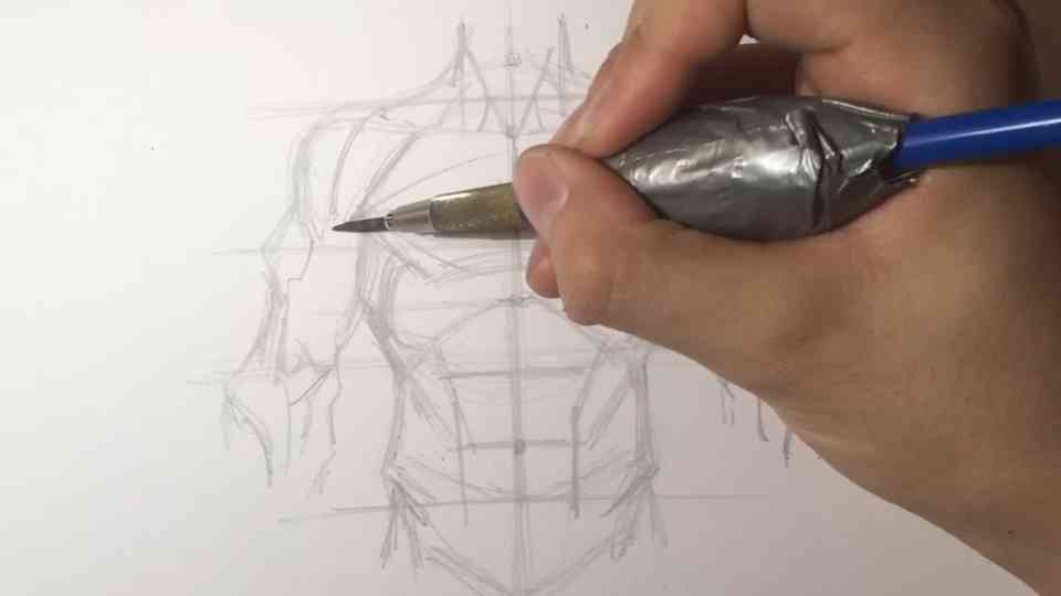How To Draw The Torso (Comic Book Style) Pencil Drawing Tutorial